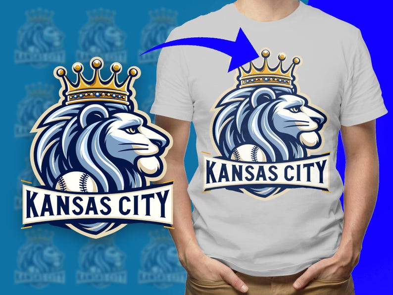 Kansas City Lion PNG Digital Design Download // Kansas City Design ...