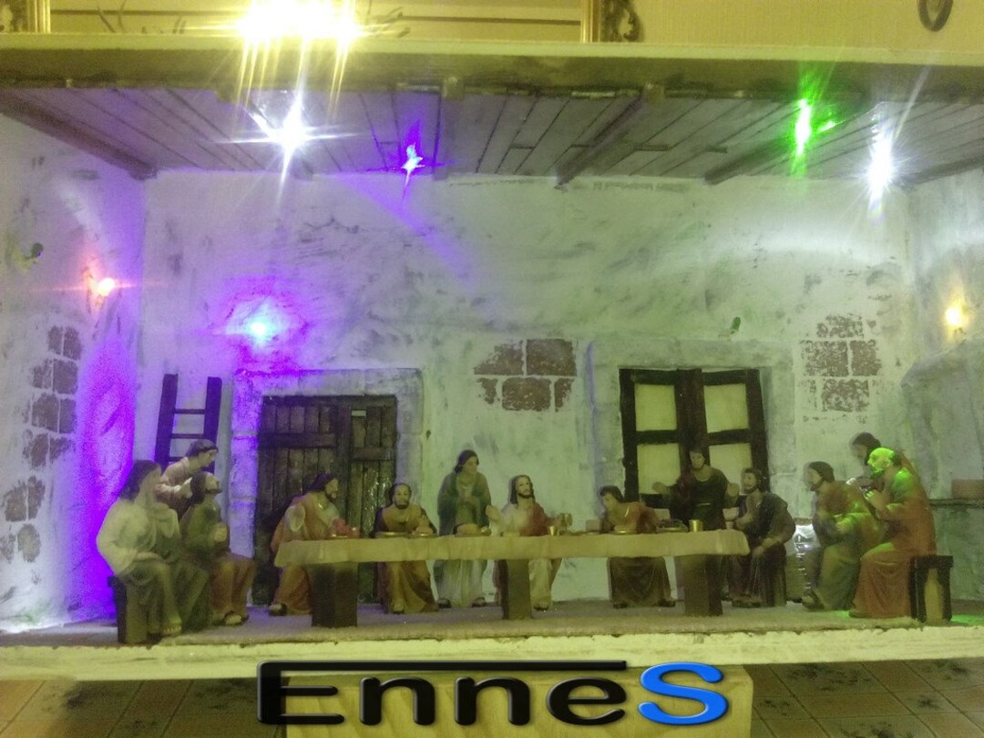 Depiction of the Last Supper With Accompanying Shepherds - Etsy