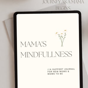 Mama Mindfulness Journal- A Printable and Digital Journal for Pregnant ...