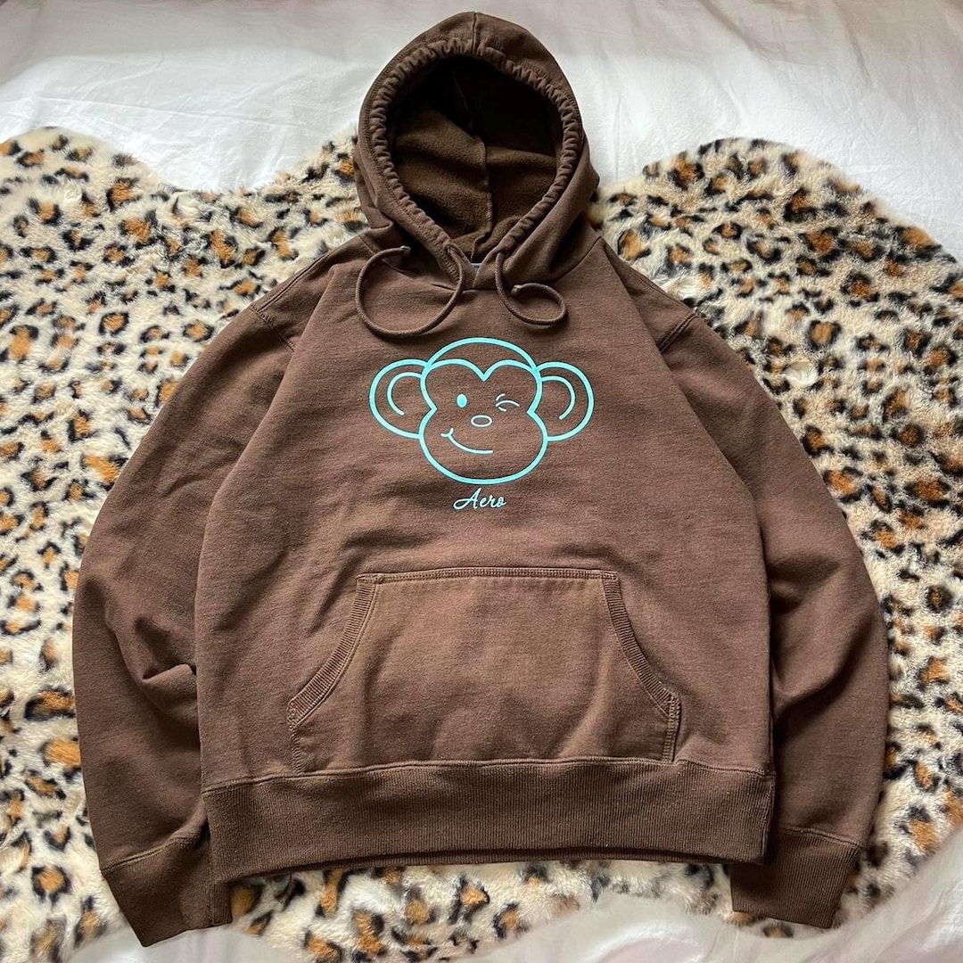 Y2K Aeropostale Monkey Hoodie - Etsy