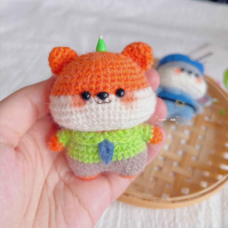 Cute Nick and Judy PDF Pattern, Crochet Rabbit Police in Zoo.to.pia ...