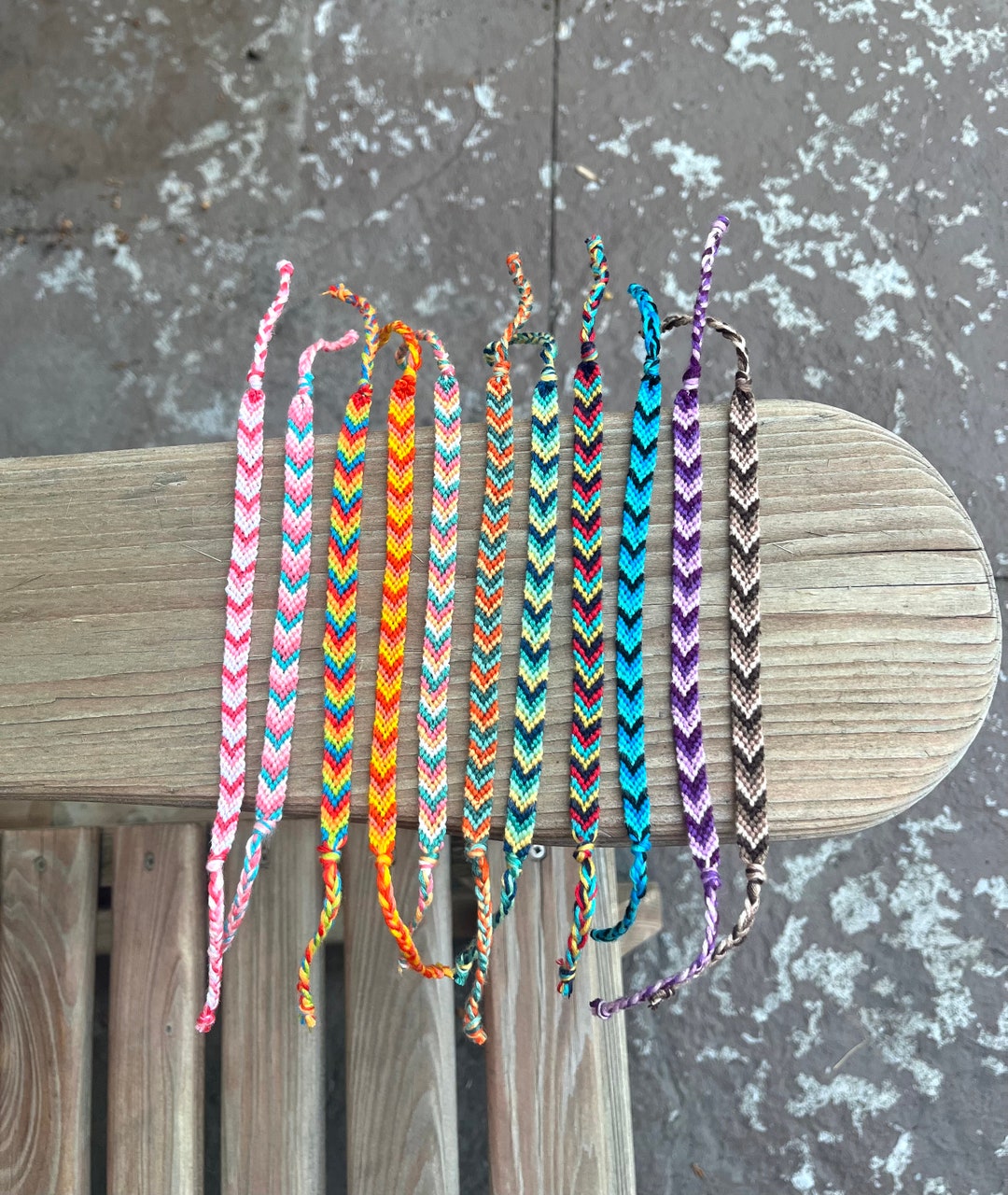 Colorful Statement Friendship Bracelets Gift - Etsy