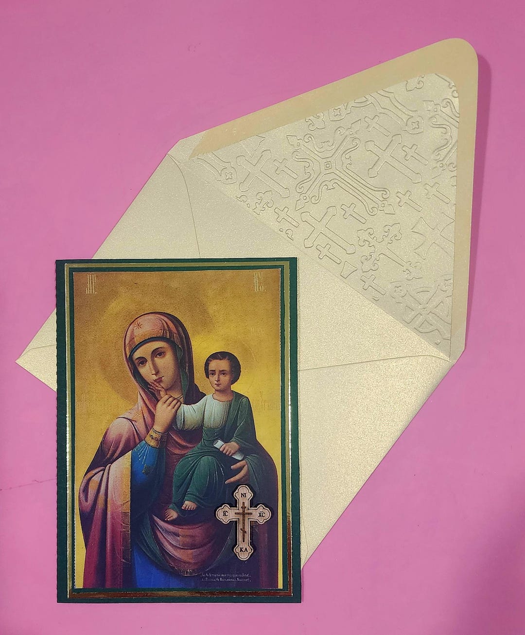 Greek Orthodox Theotokos of Comfort "paramythia" Icon and Lined ...