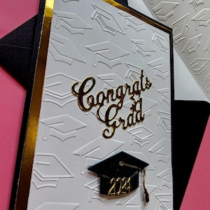 Handmade Graduation Card, Congratulations, Lined Embossed Envelope - Etsy