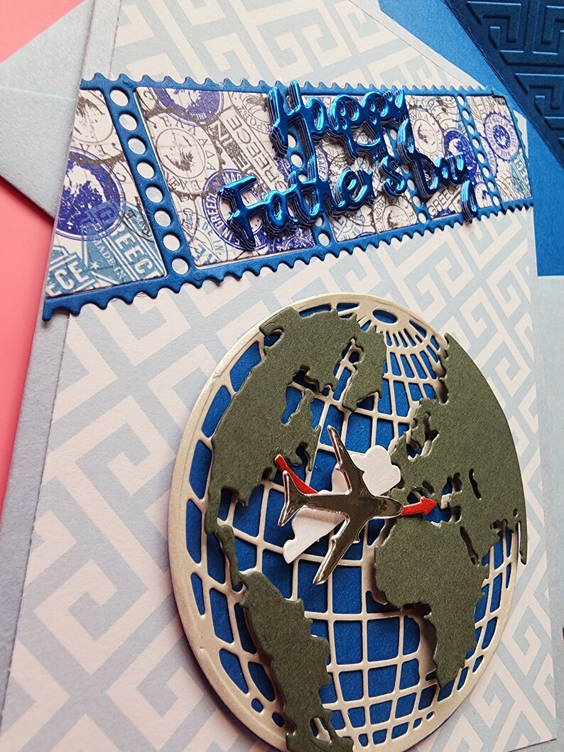 Father's Day Card With Lined Envelope - Etsy