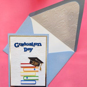 Handmade Graduation Card, Congratulations, Lined Embossed Envelope - Etsy