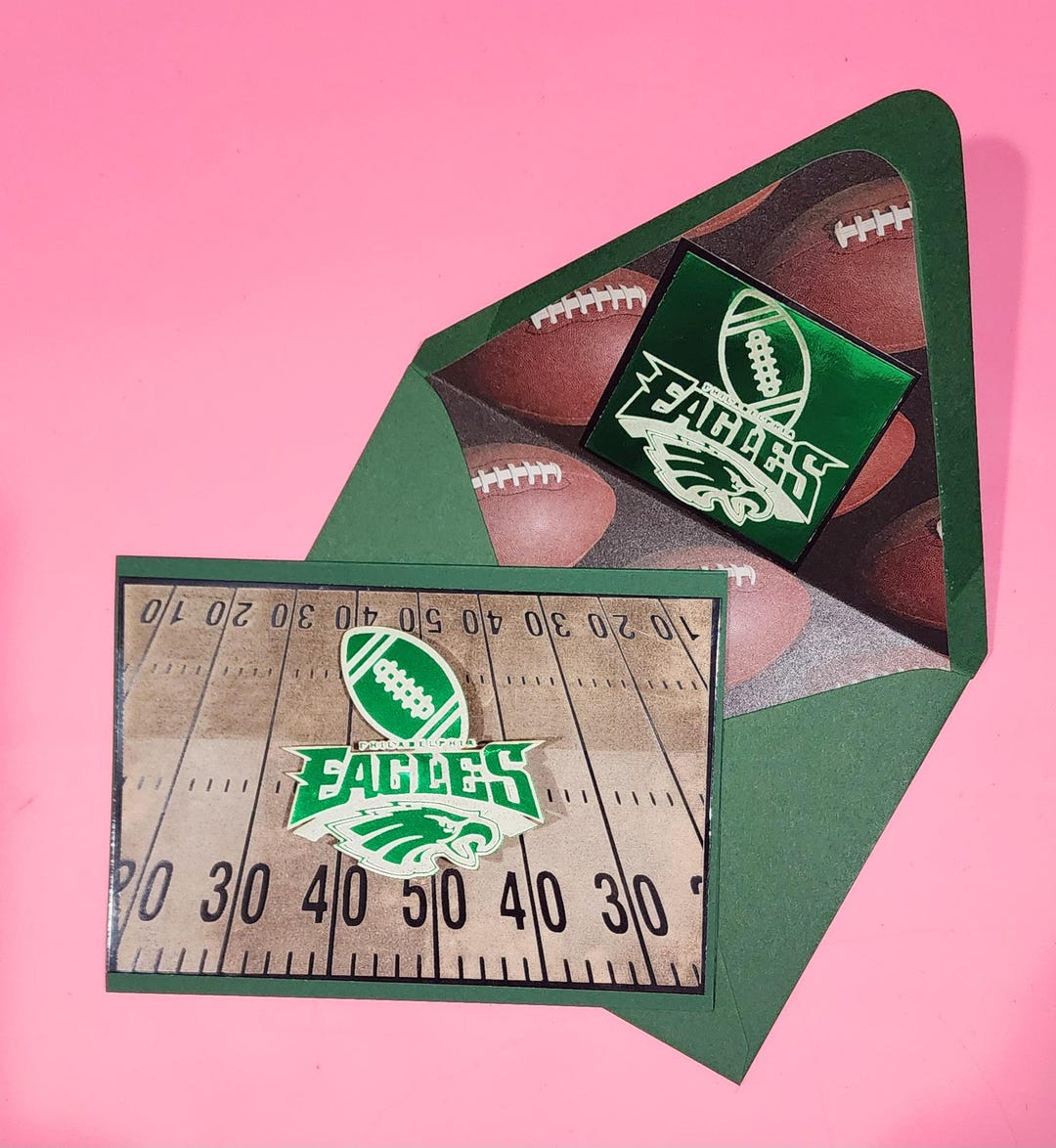 Philadelphia Eagles Handmade Card - Etsy