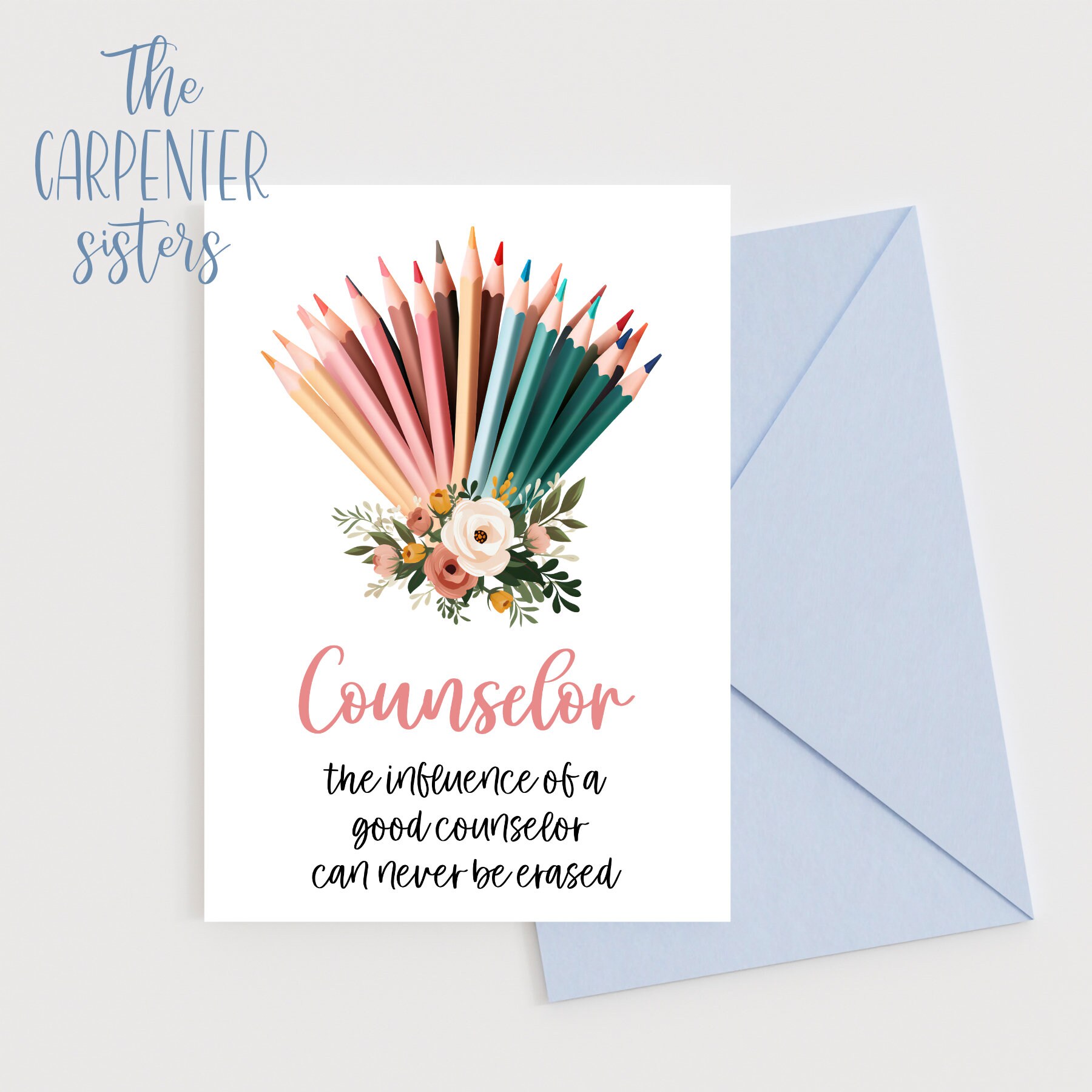 Counselor Card, Digital Download, School Counselor Thank You Card ...
