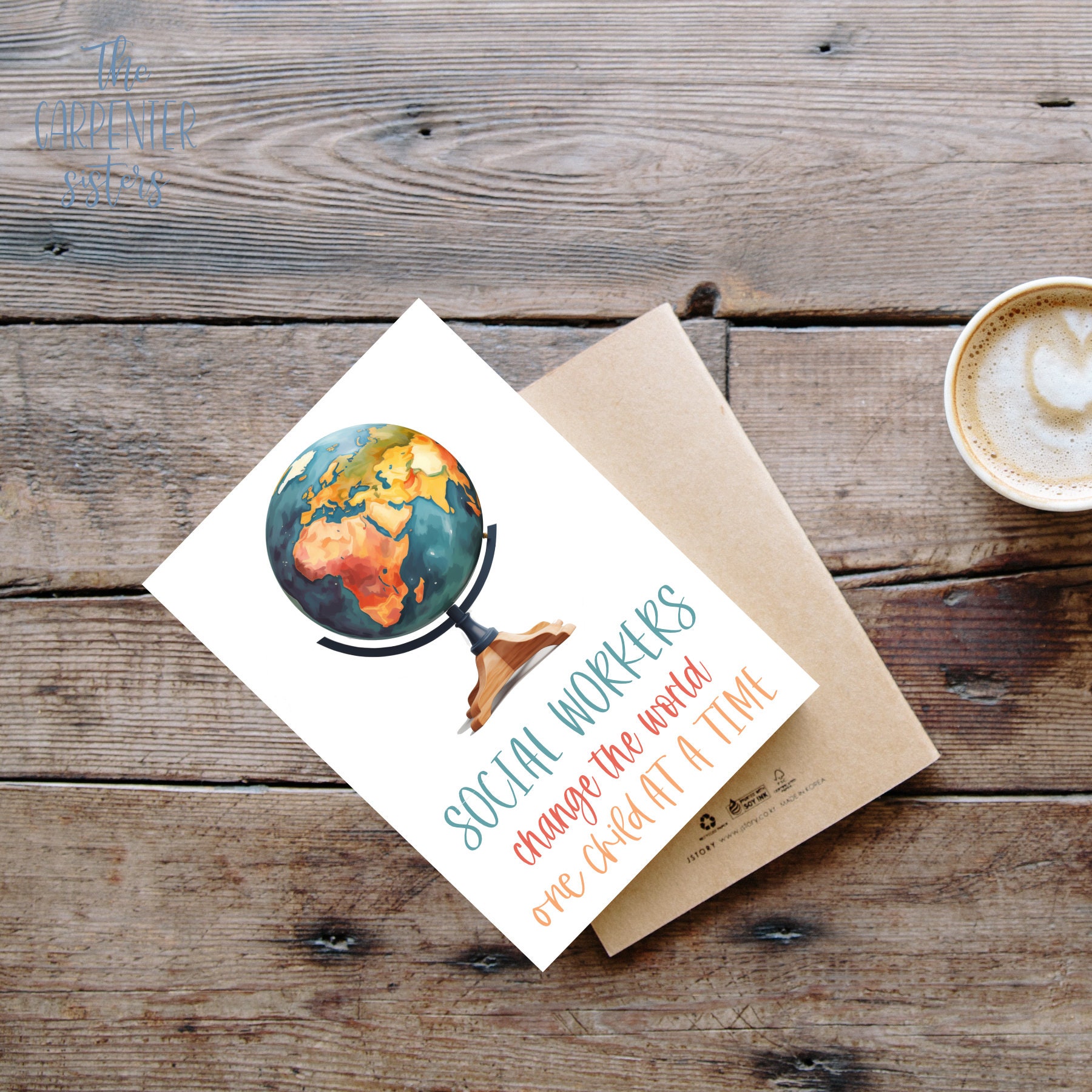 Social Worker Card, Digital Download, School Social Worker Greeting ...