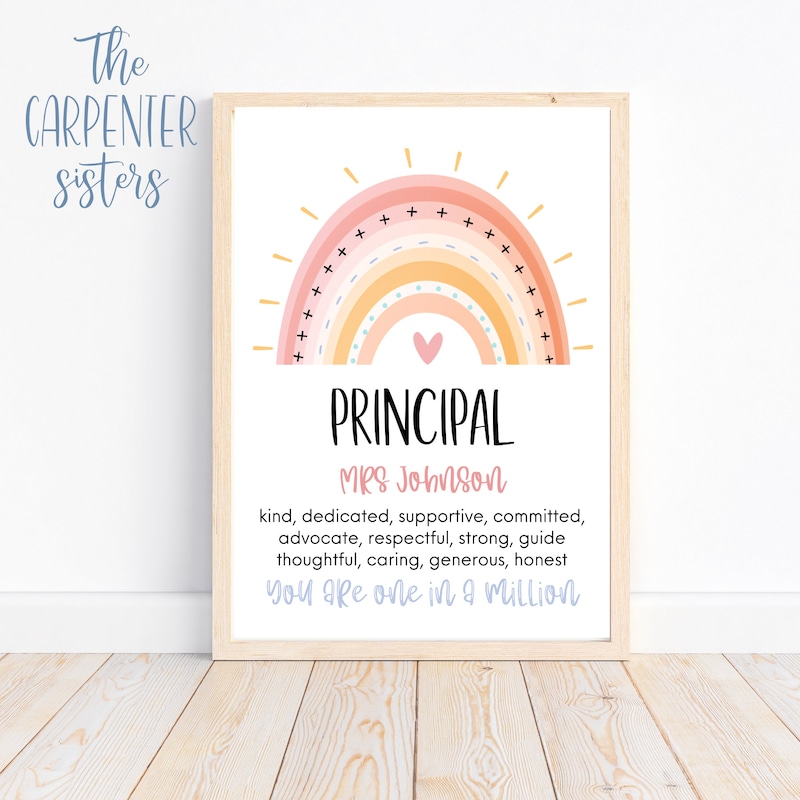 Principal Appreciation Posters - Etsy