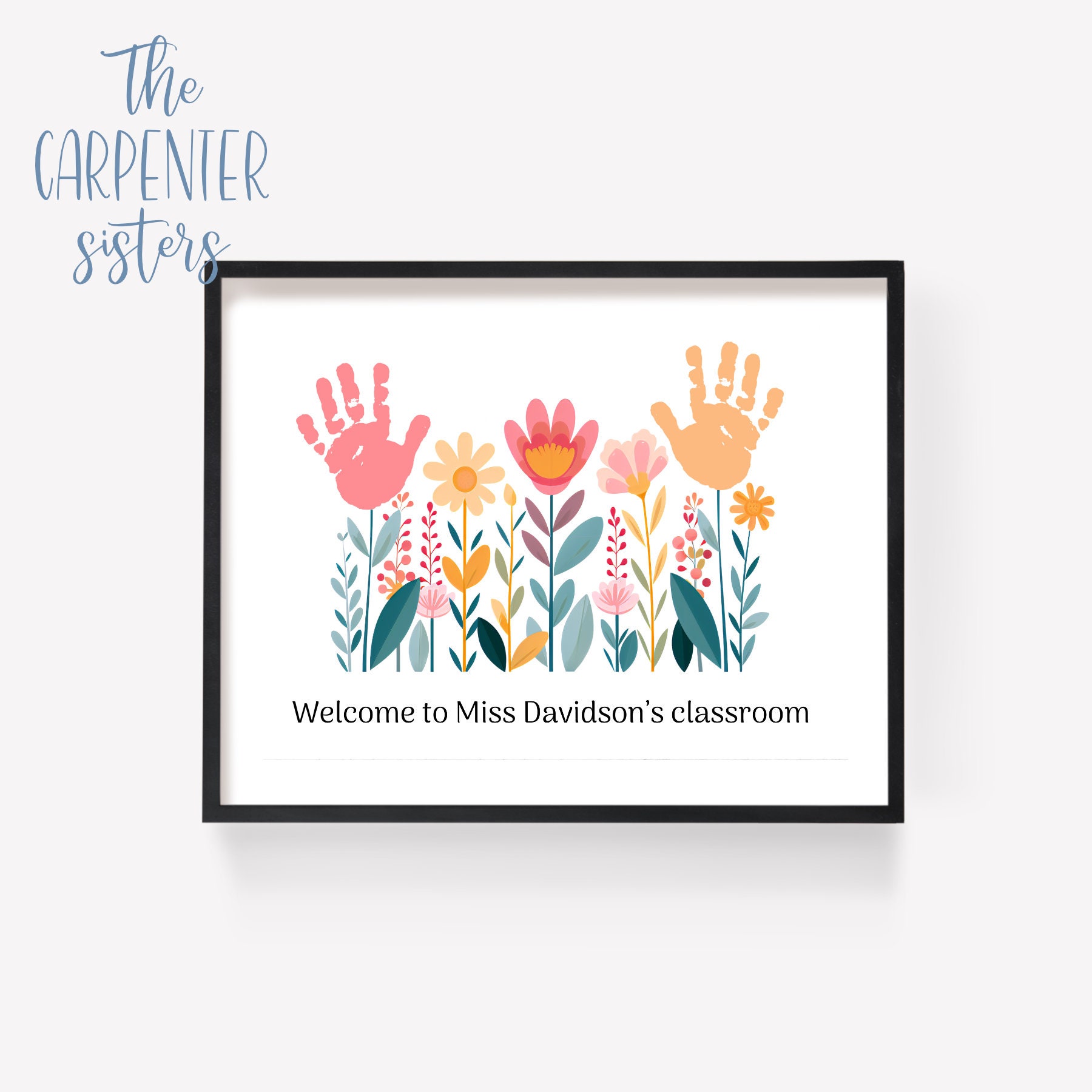 Welcome to the Classroom Digital Download Personalised Teacher Name ...