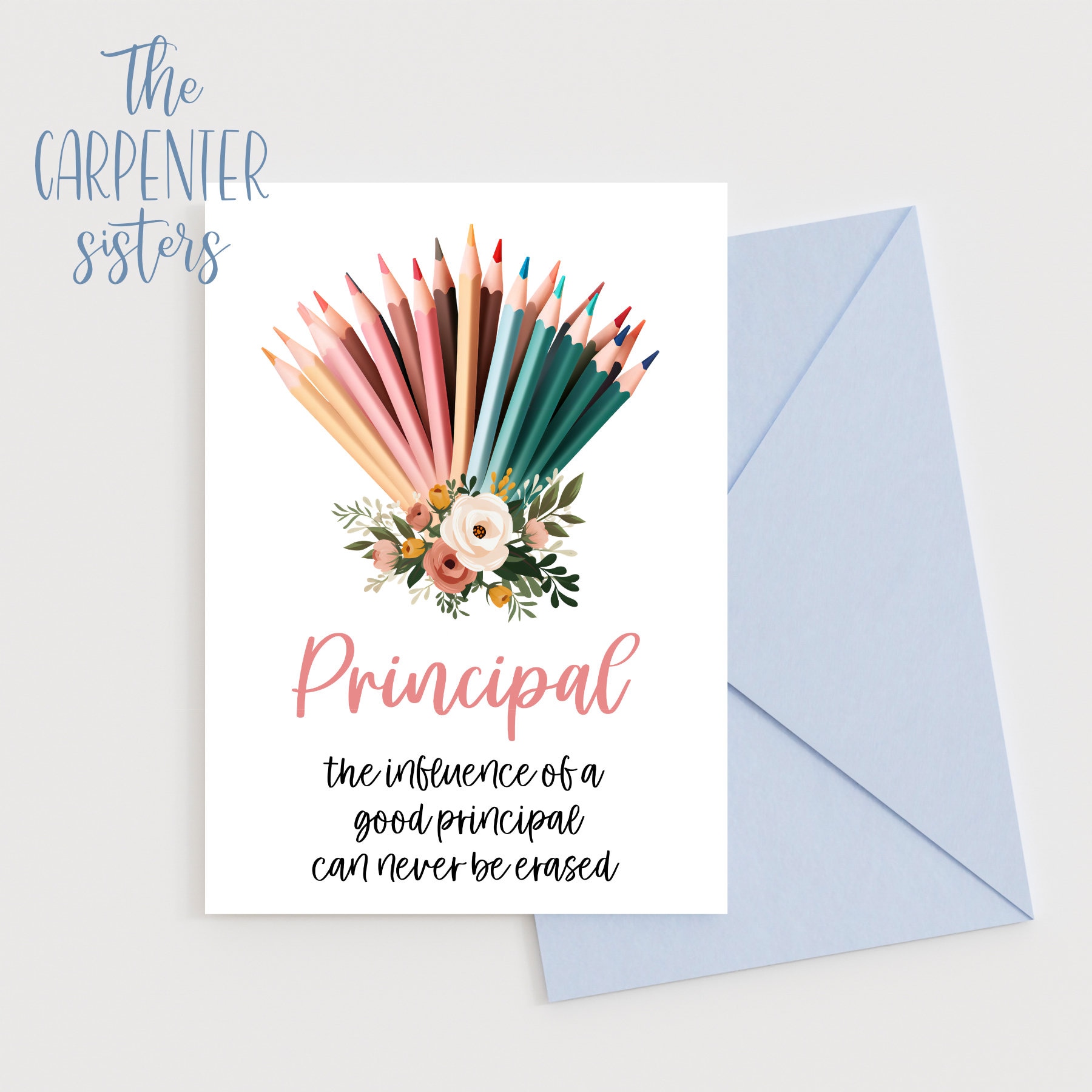Principal Card, Digital Download, School Principal Thank You Card ...