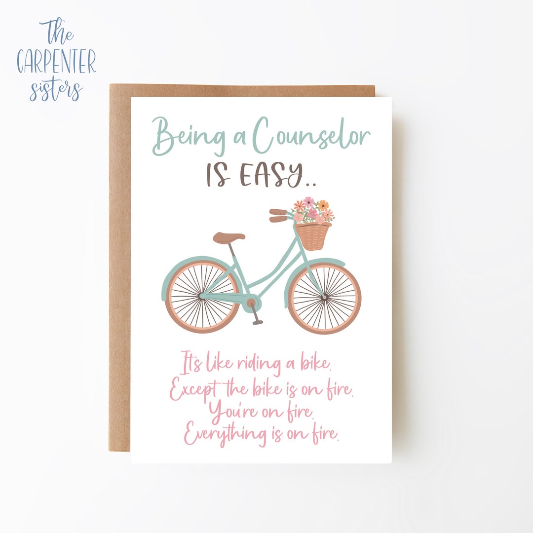 Counselor Card, Digital Download, School Counselor Greeting Card ...