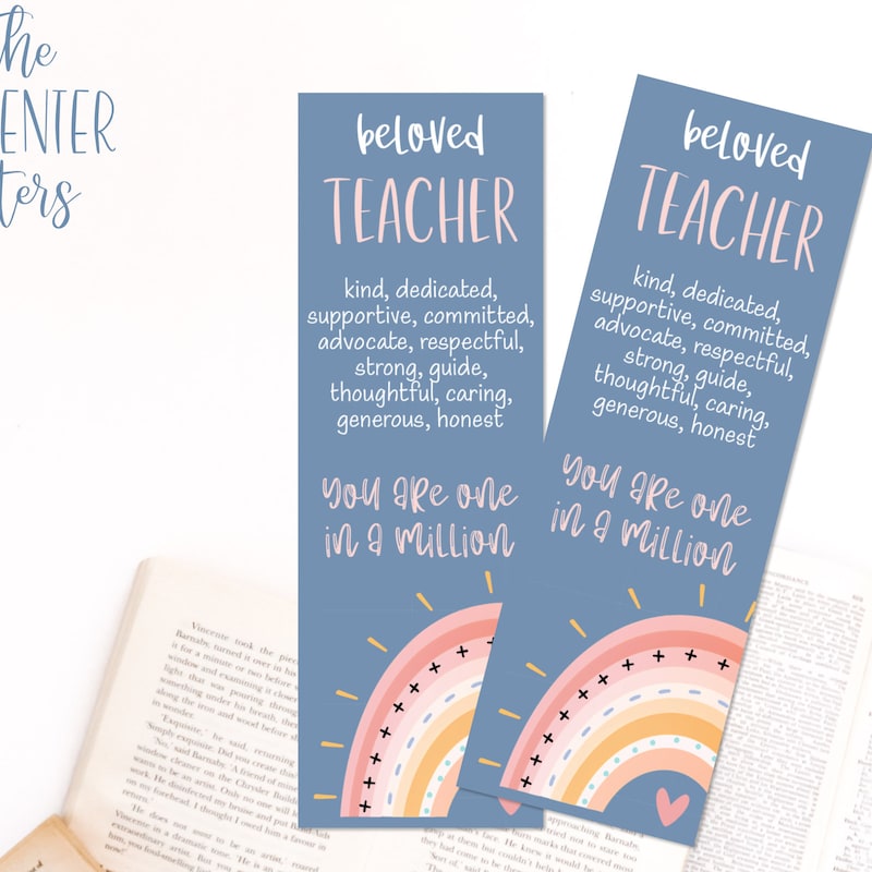 Thank You Bookmark - Etsy