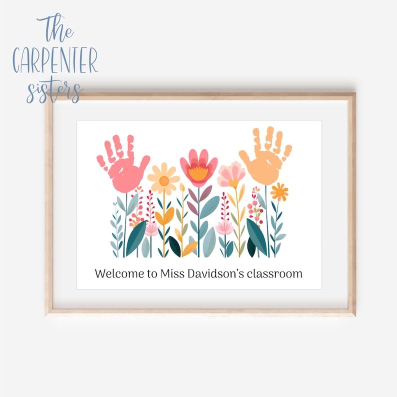 Welcome to the Classroom Digital Download Personalised Teacher Name ...