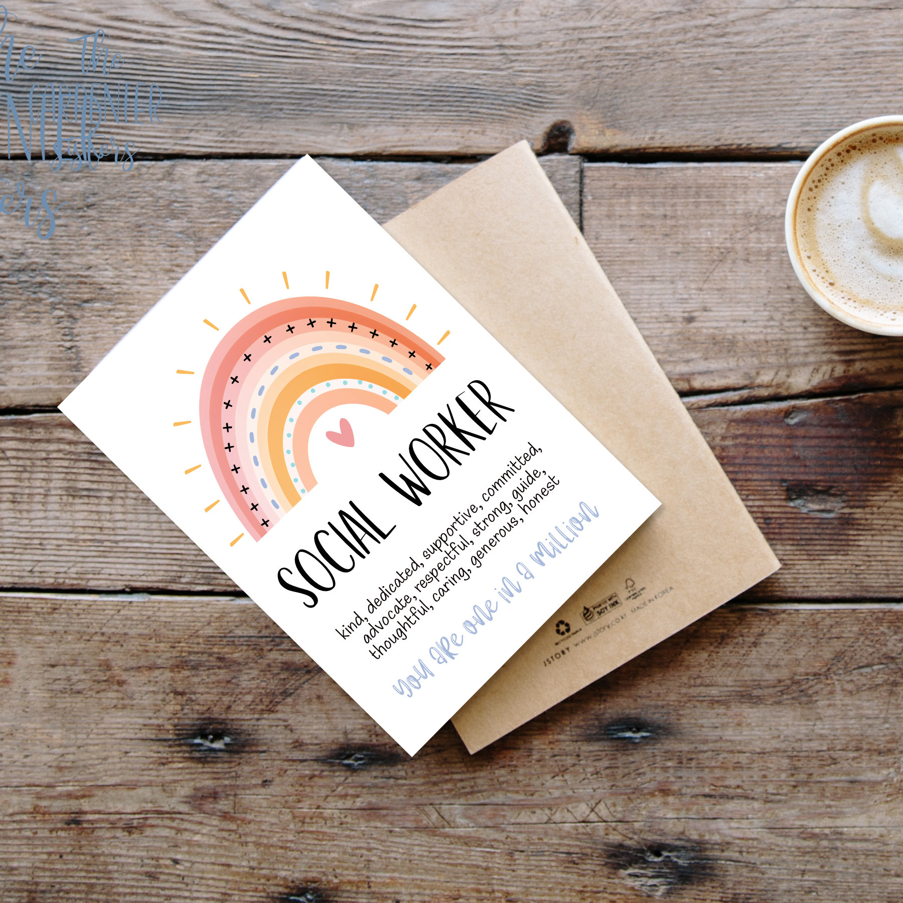 Social Worker Card, Digital Download, School Social Worker Greeting ...