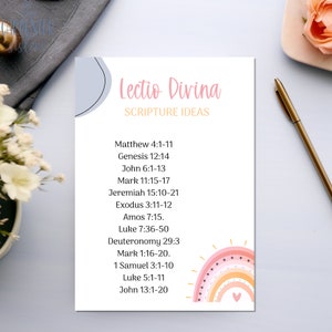 Lectio Divina Printable, Print at Home, Prayer Journal, Guide for ...
