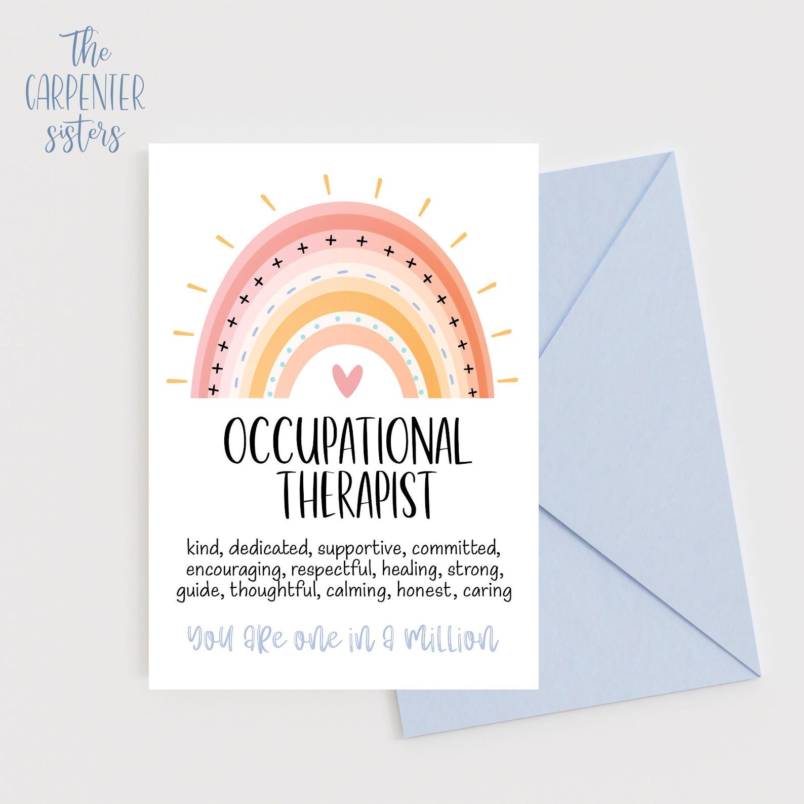 Occupational Therapist Card, Digital Download, Occupational Therapist ...