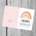 Therapist Card, Digital Download, Therapist Greeting Card , Rainbow ...