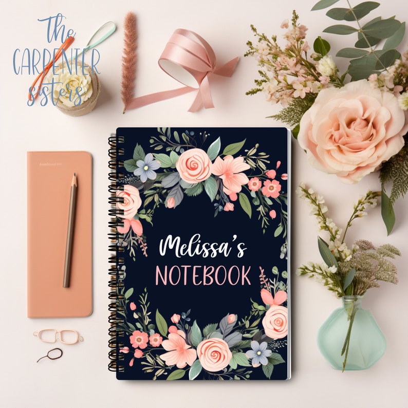 Personalised Notebook, Custom Name Notebook, Personalised Name, Perfect ...