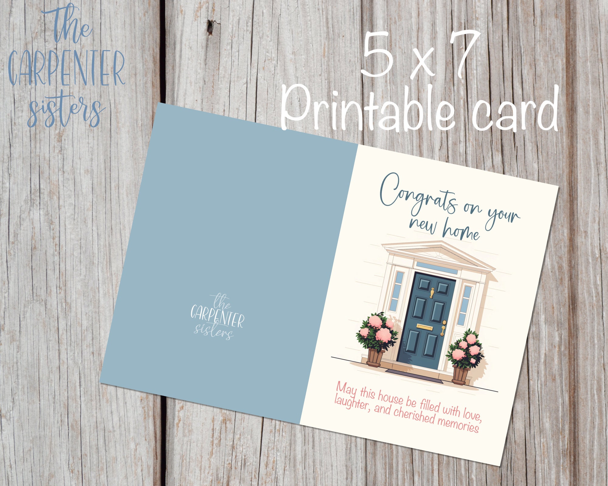 New Home Card, Digital Download, Congratulations Card , Housewarming ...