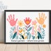 Mommy Gift, Mommy's Garden Printable, Mommy Keepsake, Hand Print, DIY ...