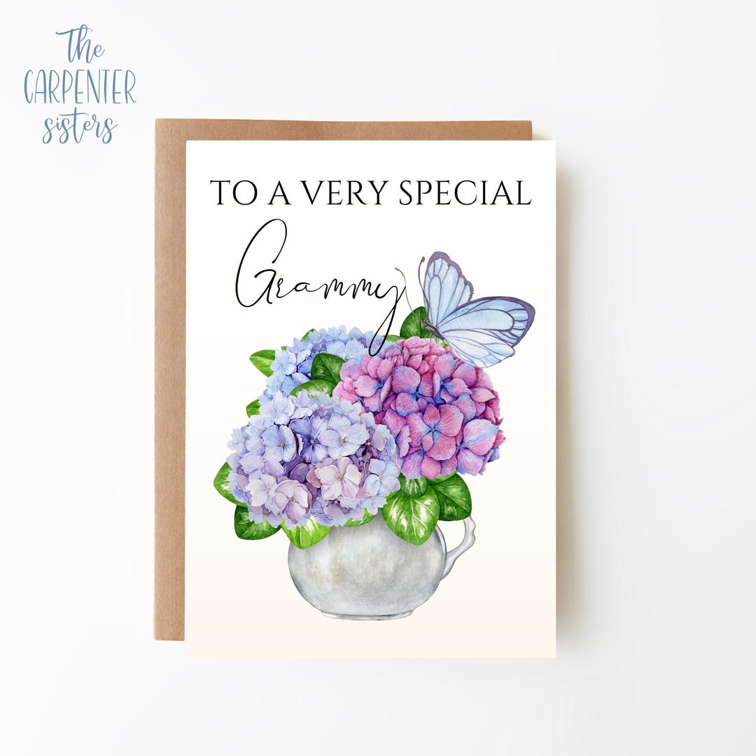 Grammy Card, Digital Download, to a Very Special Grammy Card , Flower ...