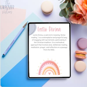 Lectio Divina Digital Format for Ipad, Goodnotes, Prayer Journal, Guide ...