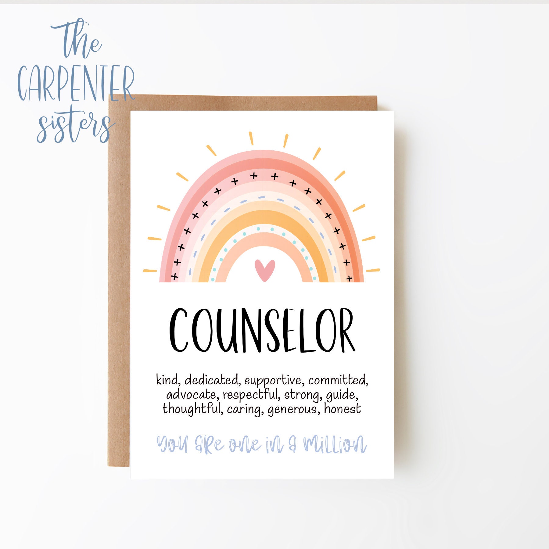 Counselor Card, Digital Download, School Counselor Greeting Card ...