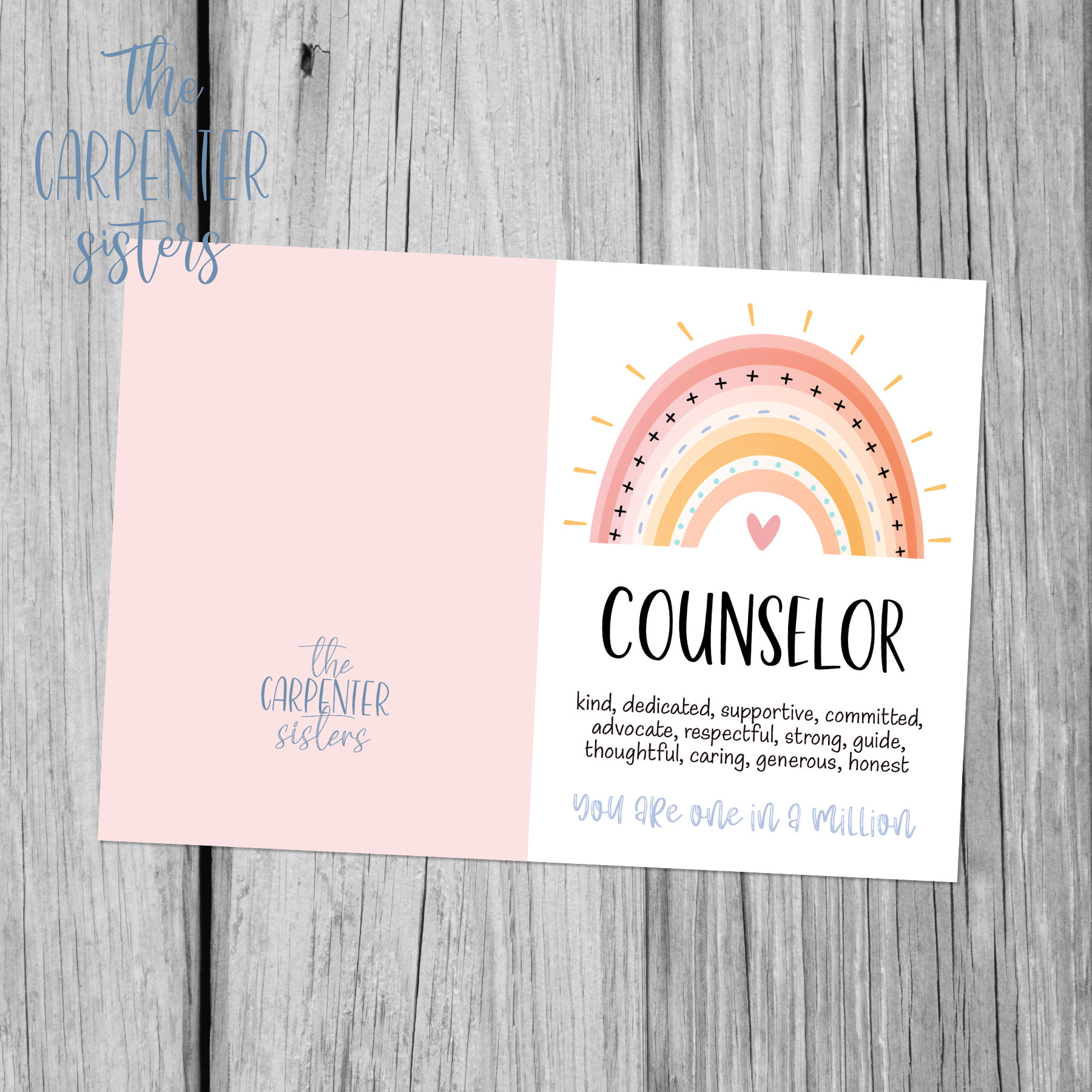 Counselor Card, Digital Download, School Counselor Greeting Card ...