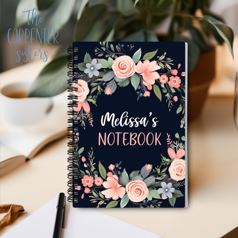 Personalised Notebook, Custom Name Notebook, Personalised Name, Perfect ...