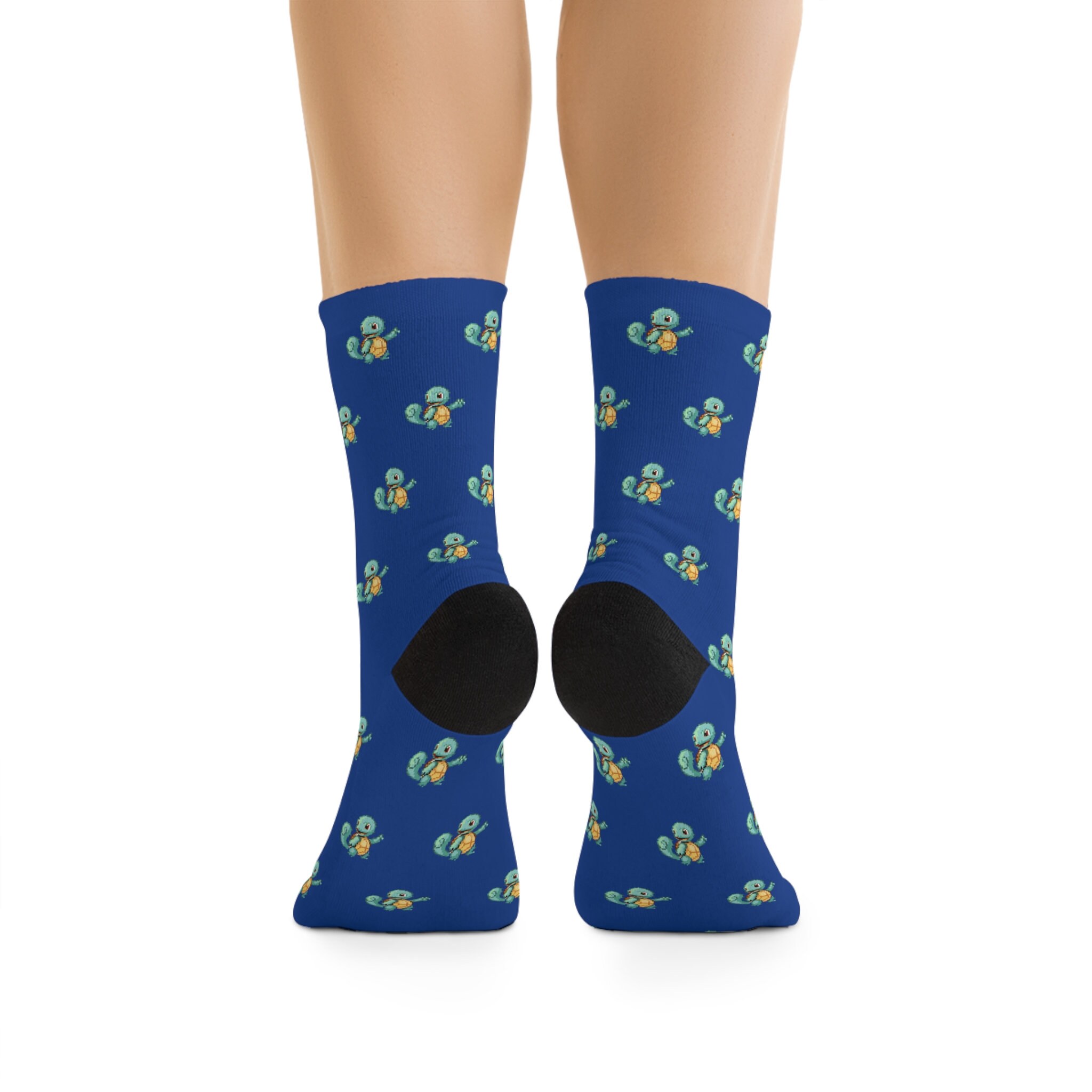 Squirtle Retro Socks, Pokemon Socks, Video Game Socks, Socks for Kids ...