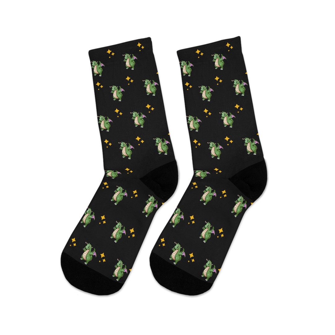 Shiny Dragonite Retro Socks, Pokemon Socks, Video Game Socks, Socks for ...