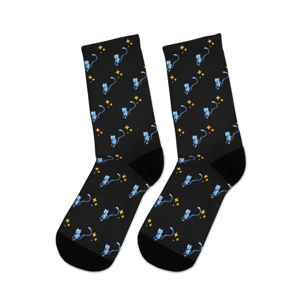 Shiny Mew Retro Socks, Pokemon Socks, Video Game Socks, Socks for Kids ...