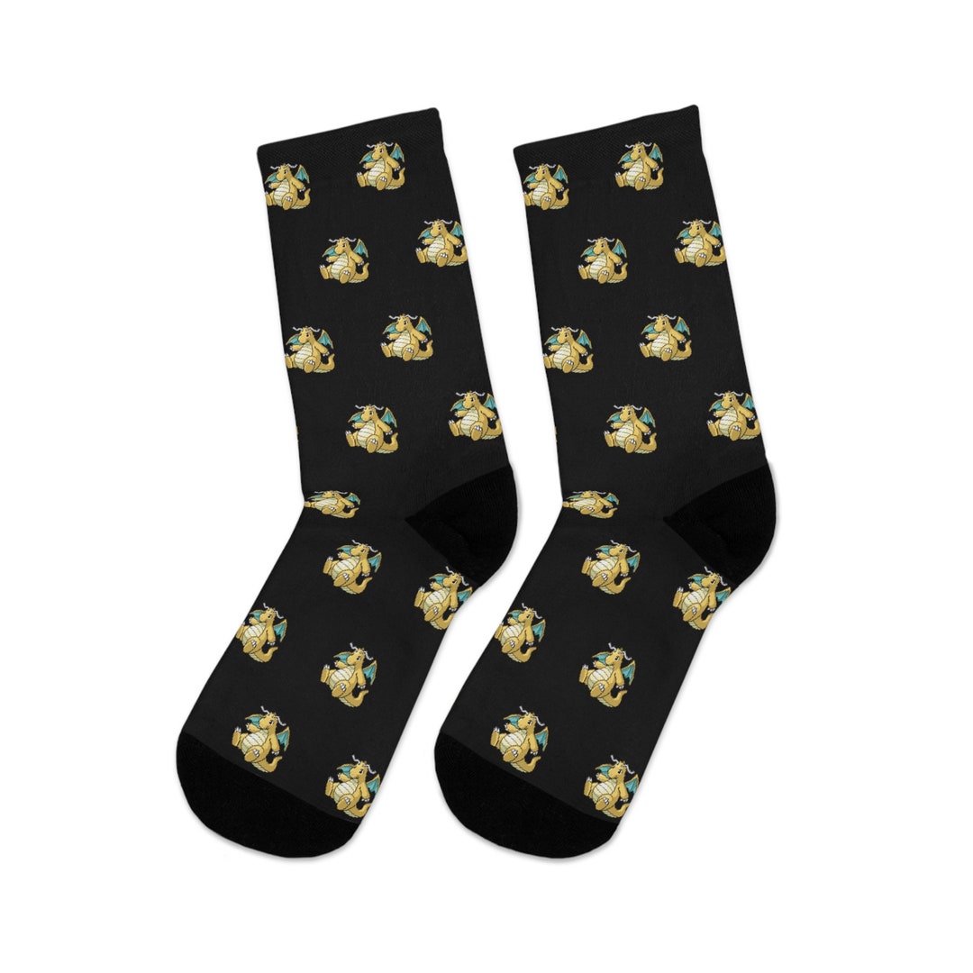 Dragonite Retro Socks, Pokemon Socks, Video Game Socks, Socks for Kids ...