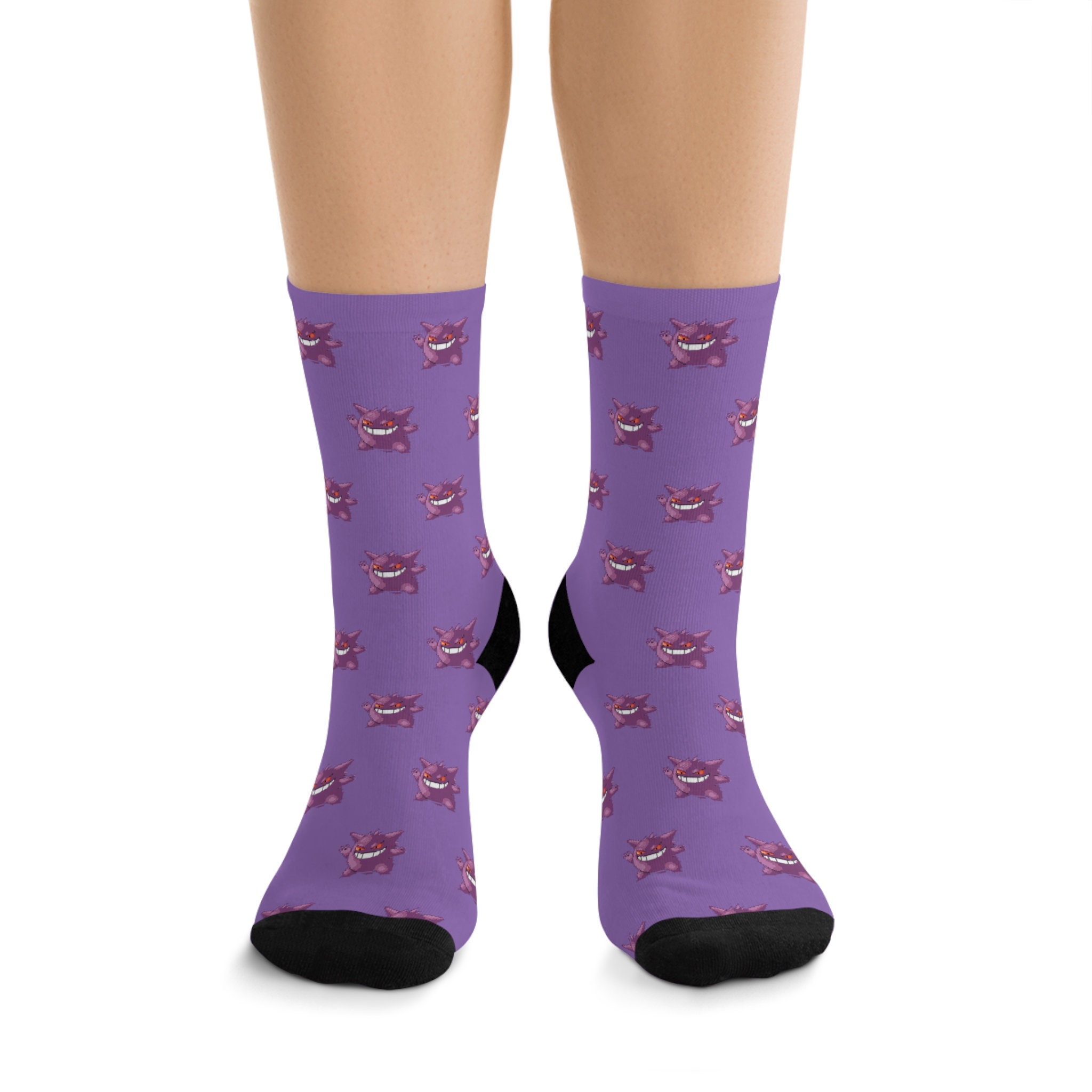 Gengar Retro Socks, Pokemon Socks, Video Game Socks, Socks for Kids ...