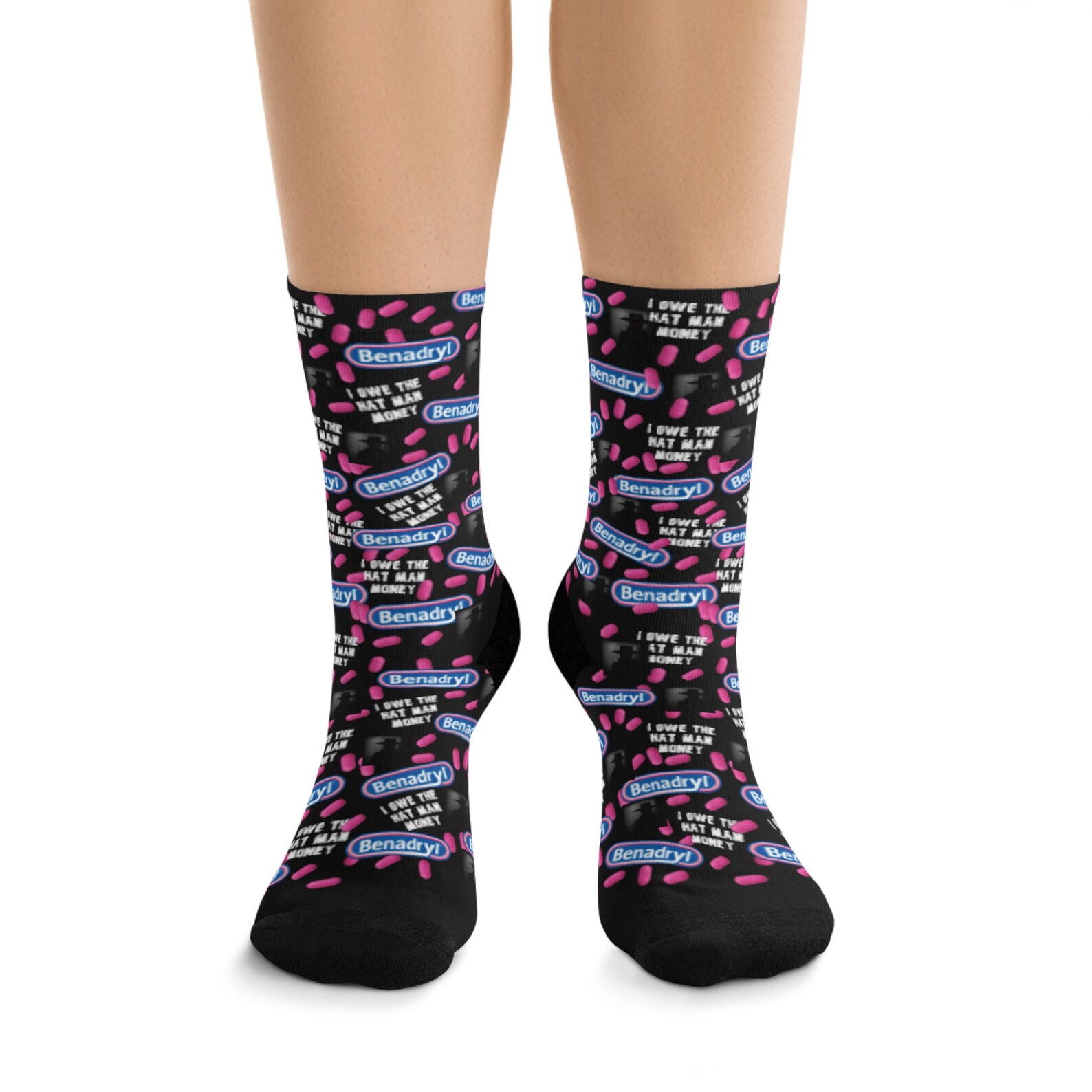 The Hat Man Retro Socks, Funny Socks, Pharmacy Socks, Hospital Socks ...