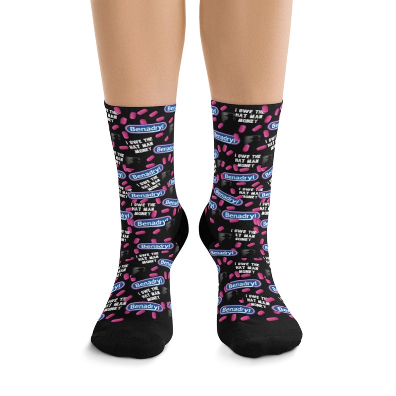 The Hat Man Retro Socks, Funny Socks, Pharmacy Socks, Hospital Socks ...