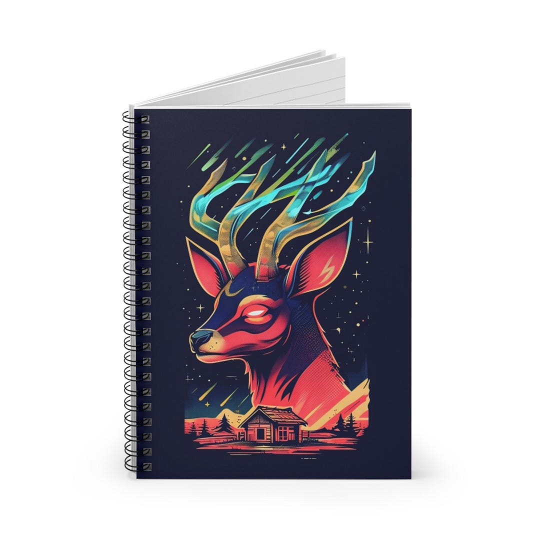 Wildlife Enthusiast, Hunting Cabin, Journal, Notebook, Mountain Deer ...