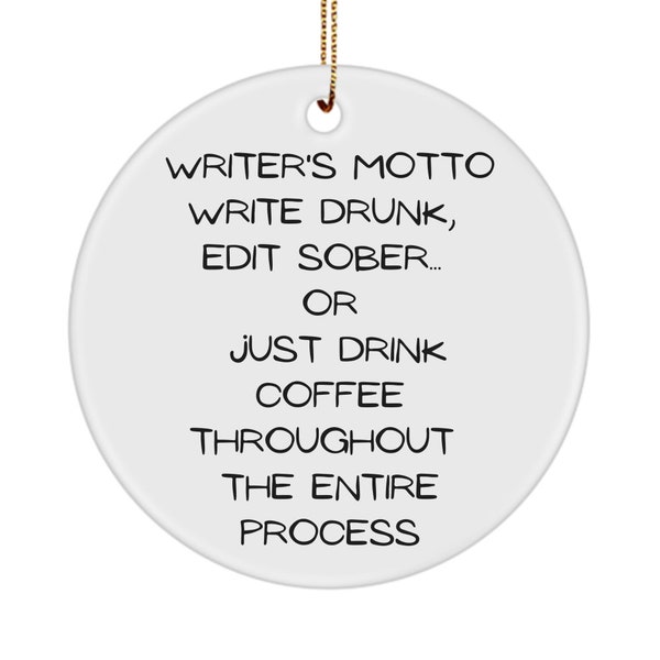 Writer Ornament - Etsy