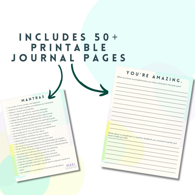 Confidence Builder Journal: Printable PDF for Self-discovery and ...