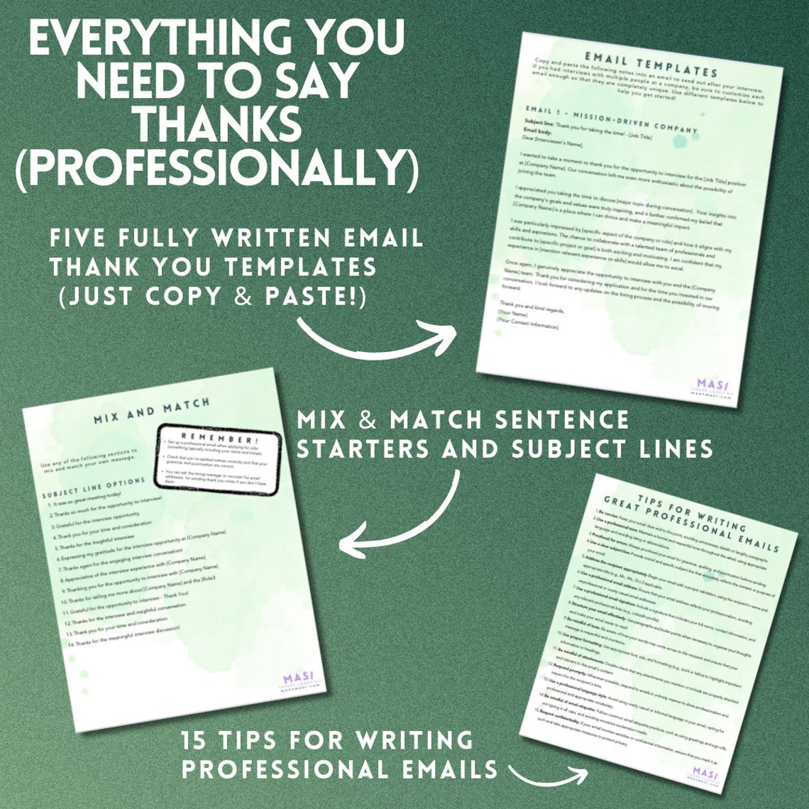 After Interview Thank You Emails 5 Fully Written Thank You Emails for ...