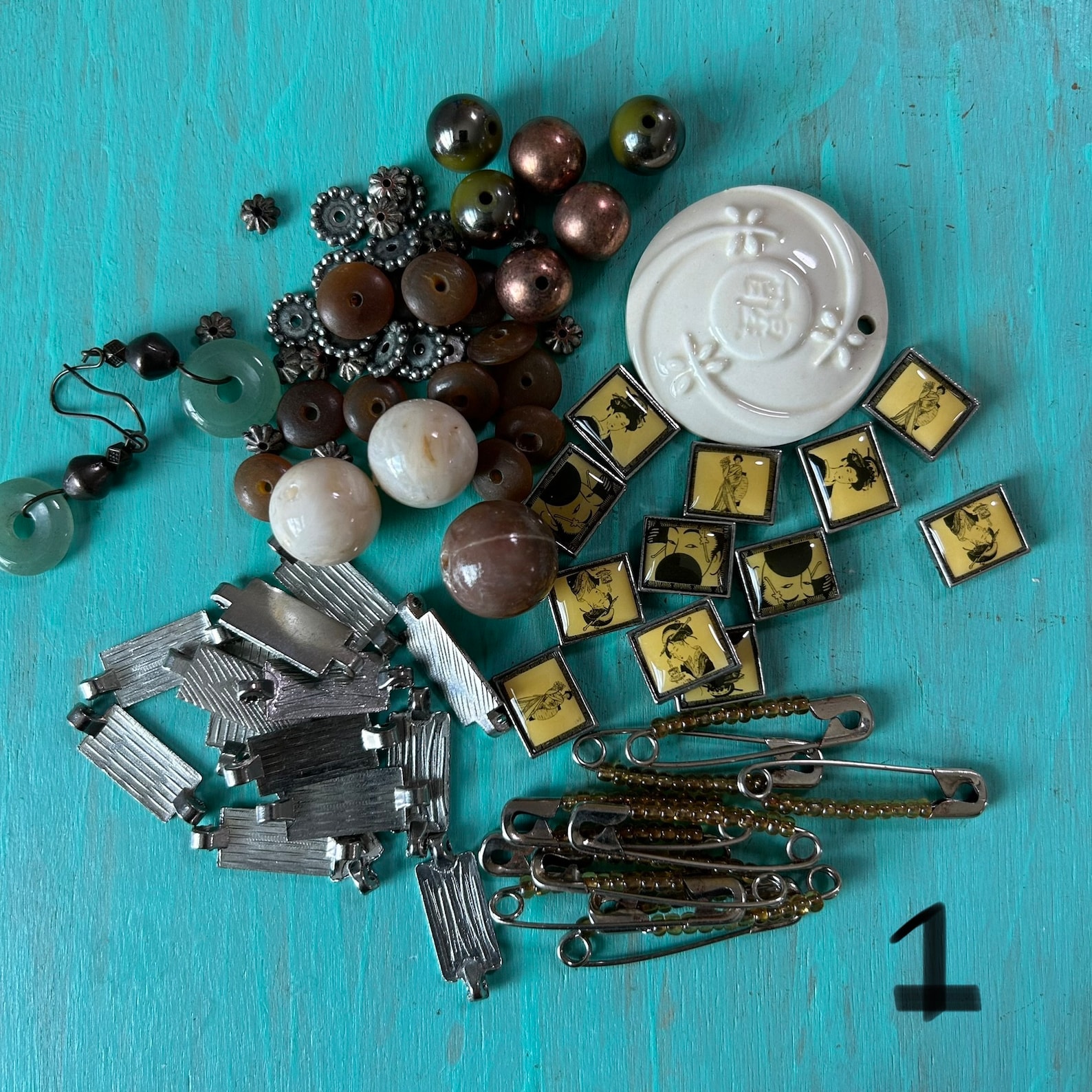 Junk Drawer Jewelry, Vintage to Modern, Broken Jewelry, Craft, Parts ...