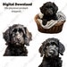 Black Cockapoo Clipart Watercolor Bundle Dog Portrait Black Cockapoo ...