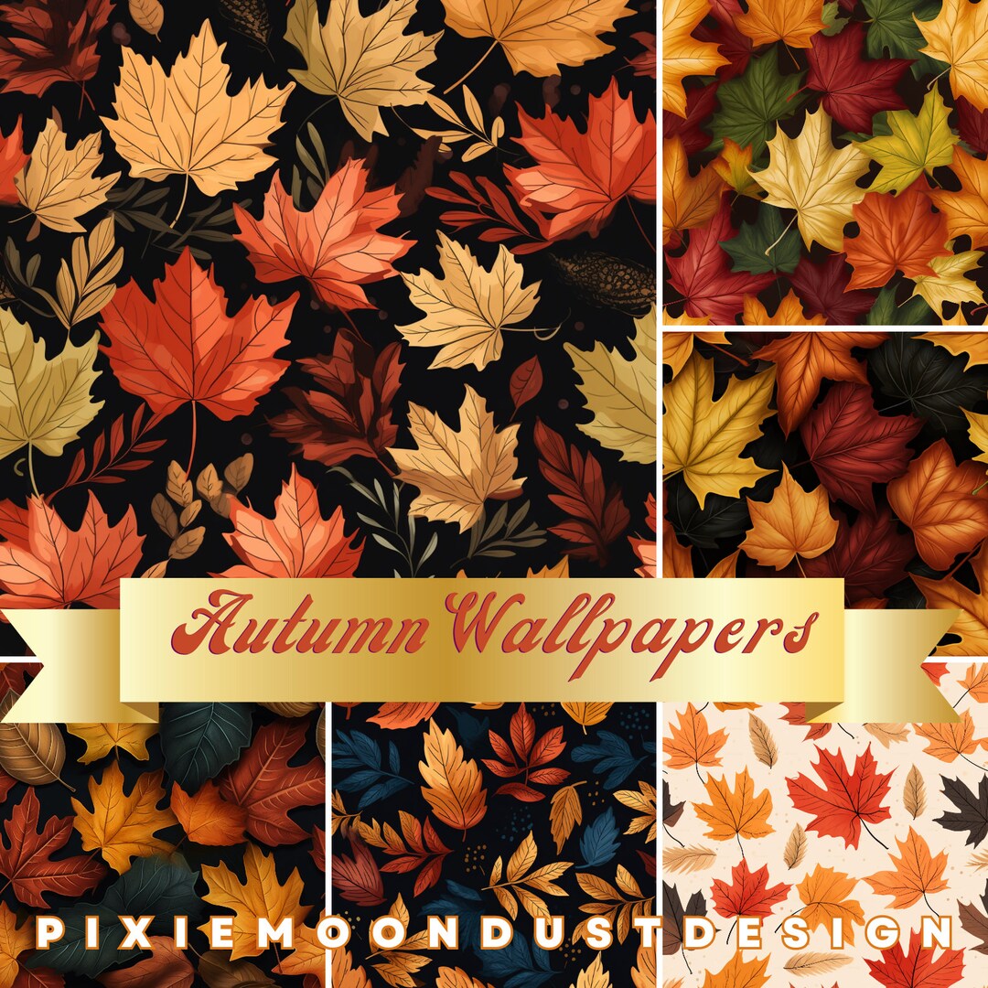 Autumn Digital Papers - Etsy