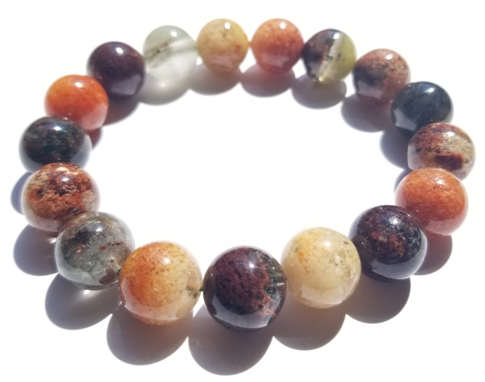 AAA Natural Multicolor Phantom Quartz Beads Lodalite - Etsy