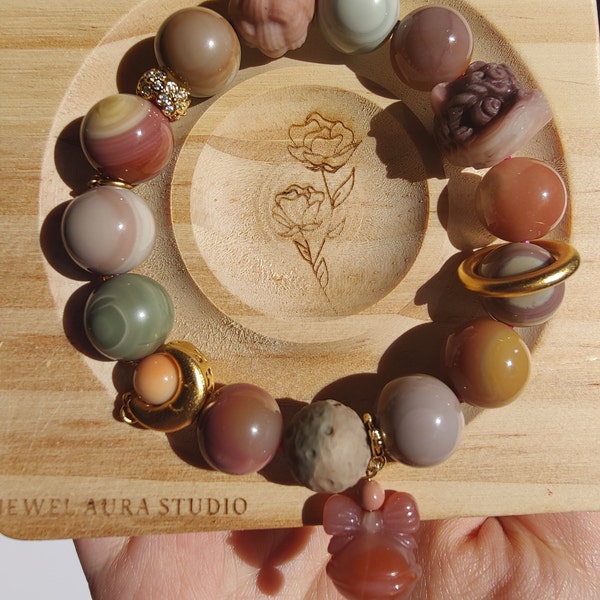 Agate Bracelet - Etsy