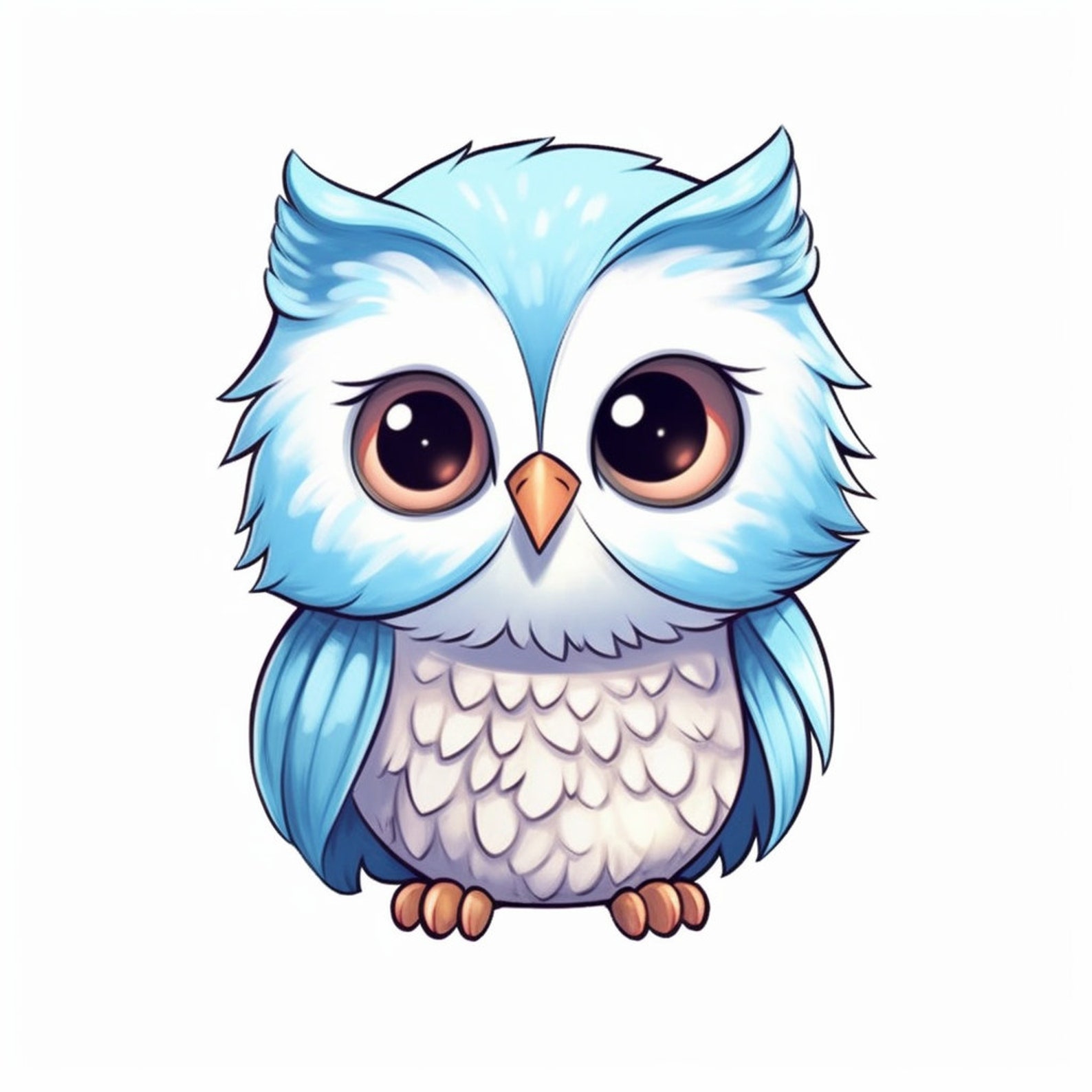 Baby Owl Clipart Cute Clipart Owl Png Owl Clipart Owl - Etsy