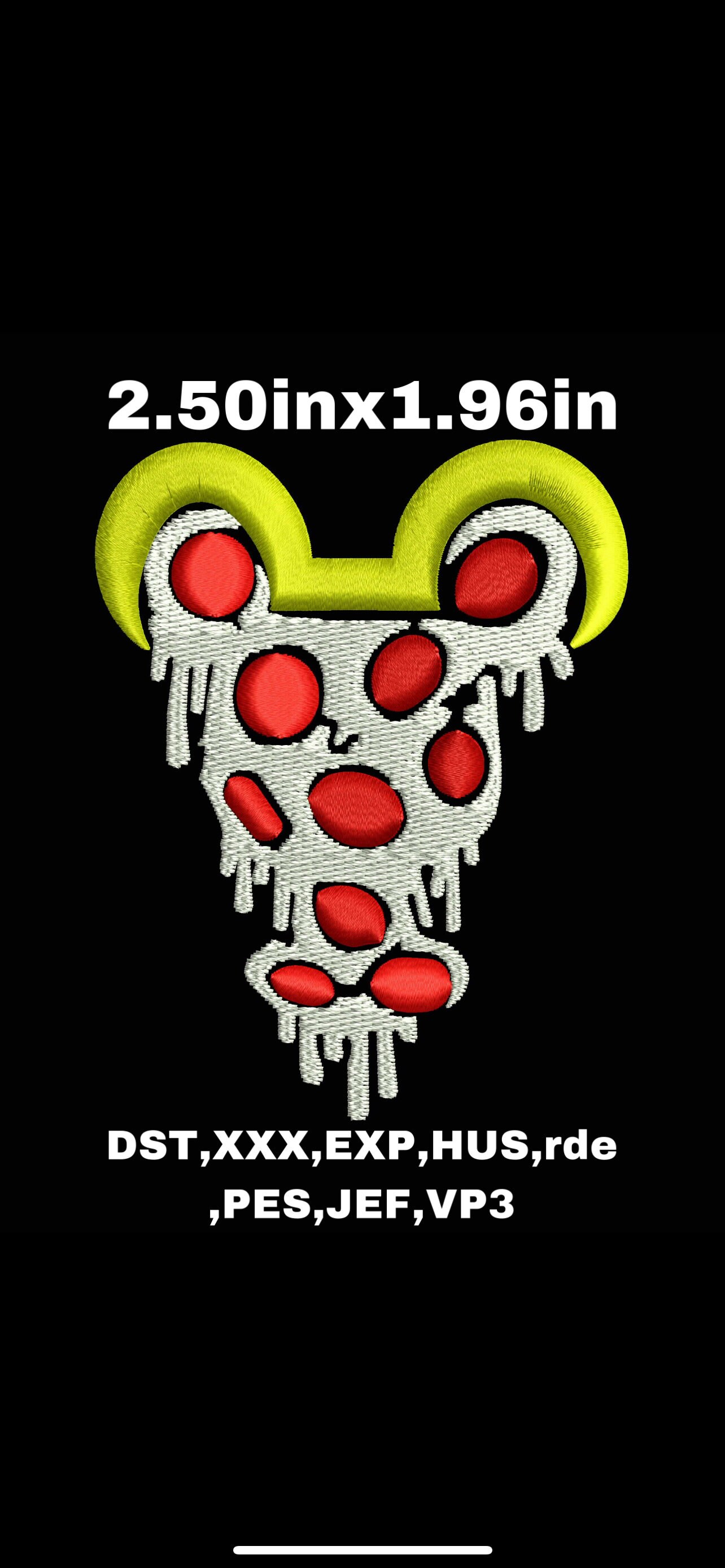 El Rato Chapizza Chapiza Embroidery Digitized File - Etsy