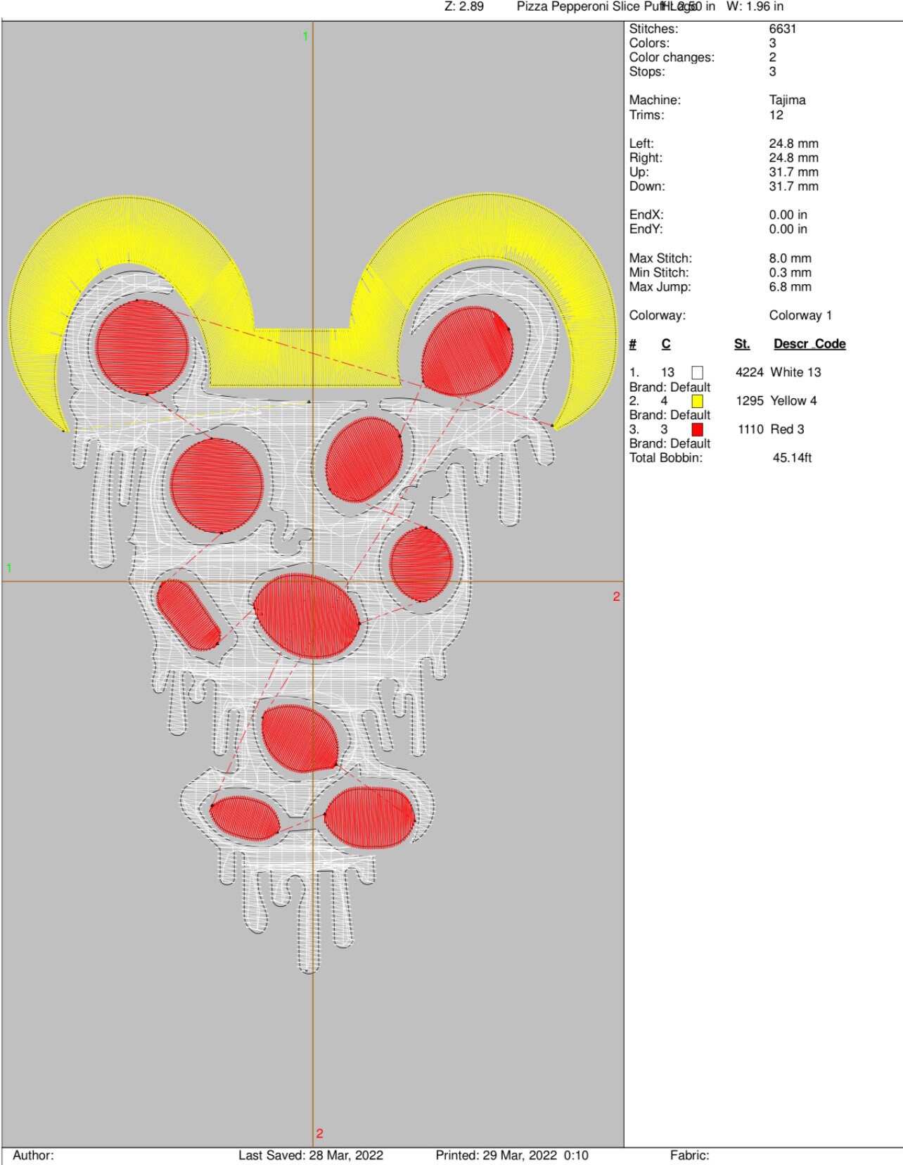 El Rato Chapizza Chapiza Embroidery Digitized File - Etsy